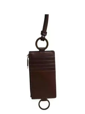 Dolce & Gabbana Lanyard-strap Card Holder - Brown
