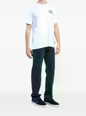 Just Cavalli Logo-embroidered T-shirt