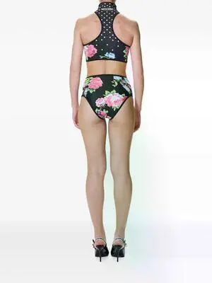 Moschino Floral Polka-dot Bikini