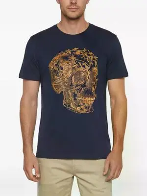 Alexander McQueen Skull Printed T-shirt - Blue