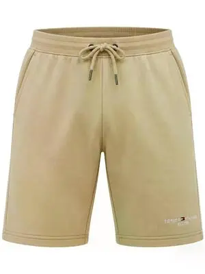 Tommy Hilfiger Logo-print Jersey Shorts - Neutrals
