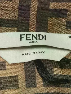 Fendi Button-front Mini Dress