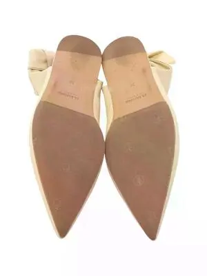 JIL SANDER 2010s Pointed-toe Knot Pumps - Neutrals
