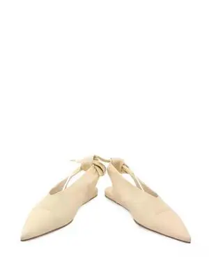 JIL SANDER 2010s Pointed-toe Knot Pumps