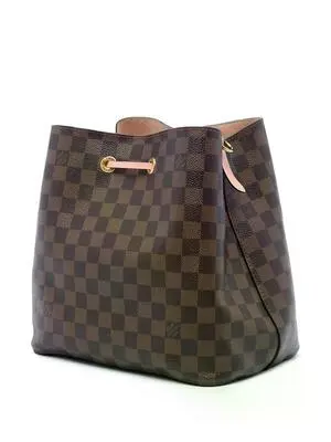 LOUIS VUITTON 2019 Damier Ebene Neonoe Mm Bucket Bag