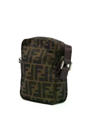 Fendi 2000-2010 Zucca Canvas Crossbody Bag