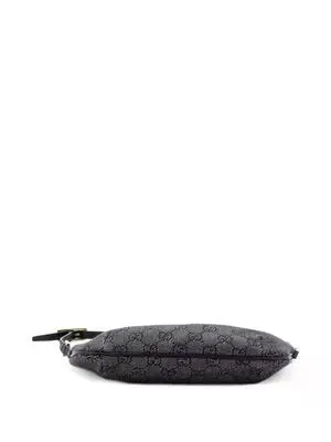 Gucci Vintage Pochette Shoulder Bag Gg Canvas Small Hobo Bag