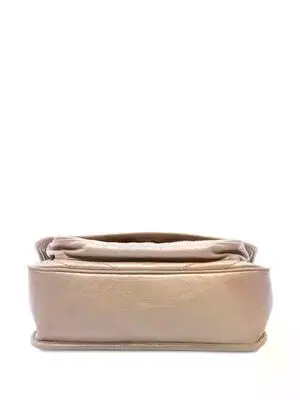 Saint Laurent 2019 Medium Crinkled Calfskin Niki Shoulder Bag - Neutrals