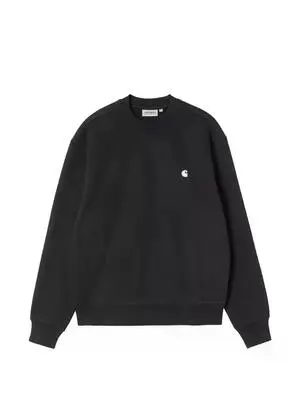 Carhartt Work In Progress Logo-embroidered Sweatshirt - Black