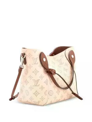 LOUIS VUITTON Hina Handbag Mahina Leather Pm Shoulder Bag - Brown