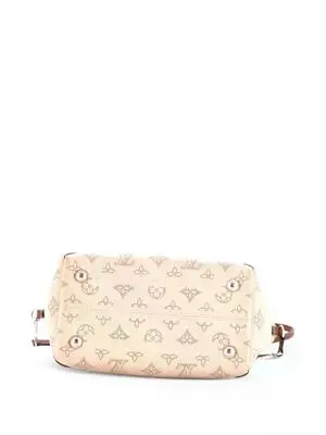 LOUIS VUITTON Hina Handbag Mahina Leather Pm Shoulder Bag - Brown