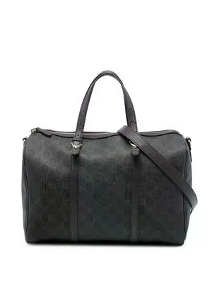 Gucci 2016-2026 Medium Nice Gg Supreme Satchel Bag - Brown