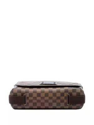 LOUIS VUITTON 2009 Damier Ebene Brooklyn Mm Crossbody Bag