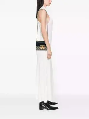 Gucci 2016-2026 Small Gg Supreme Padlock Crossbody Bag - Neutrals