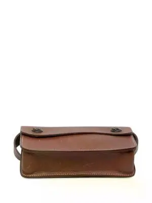Hermès 1985 Courchevel Pochette Green Waist Bag Belt Bag