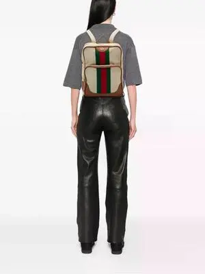 Gucci 2016-2026 Canvas Web Backpack
