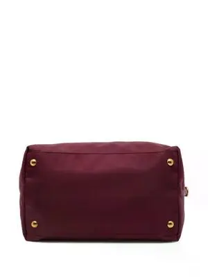 Prada 2013-2026 Saffiano Trimmed Tessuto Satchel