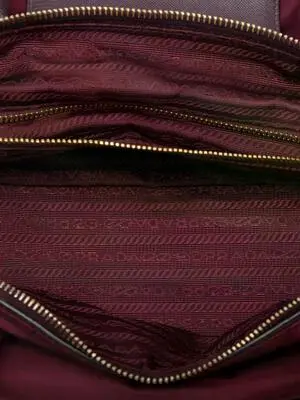 Prada 2013-2026 Saffiano Trimmed Tessuto Satchel