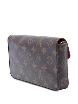 LOUIS VUITTON 2018 Monogram Pochette Felicie Crossbody Bag - Brown