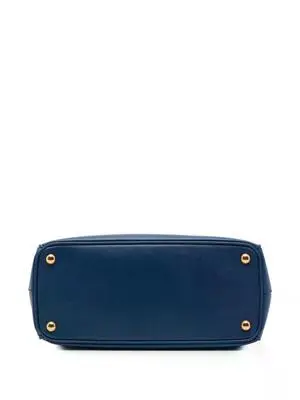 Prada 2010-2026 Small Saffiano Lux Galleria Double Zip Satchel