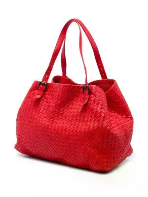 Bottega Veneta 2012-2017 Medium Nappa Intrecciato Cesta Tote Bag