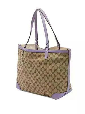 Gucci 2016-2026 Medium Gg Canvas Craft Tote Bag