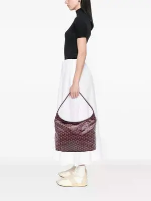 Goyard 2023 Goyardine Boheme Hobo Shoulder Bag