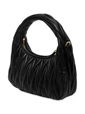 Miu Miu 2010-2026 Mini Matelasse Nappa Wander Bag Satchel