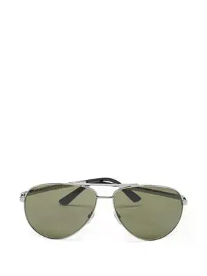 Gucci Pilot Sunglasses - Silver