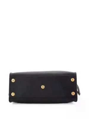 LOUIS VUITTON On My Side Leather With Monogram Canvas Mm Tote Bag