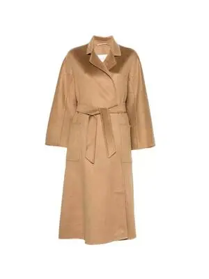 Max Mara Ludmilla Belted Coat - Neutrals