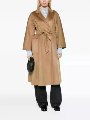 Max Mara Ludmilla Belted Coat - Neutrals