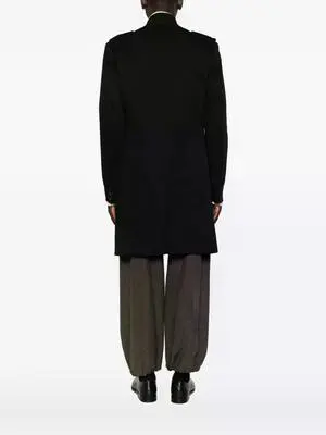 Yohji Yamamoto Epaulette-detail High-neck Jacket