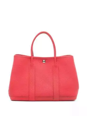 Hermès 2015 Tpm Garden Party Tote Bag - Red