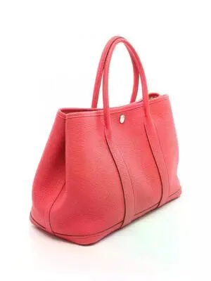 Hermès 2015 Tpm Garden Party Tote Bag - Red