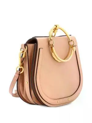Chloé Nile Leather Medium Crossbody Bag - Neutrals