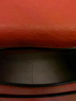 Chloé 2021 Small Grained Leather Marcie Saddle Crossbody Bag - Orange