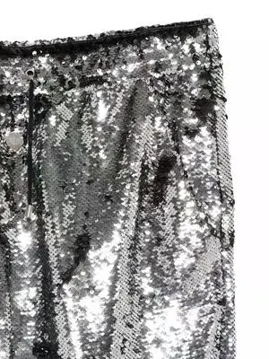 Balmain Sequin-embellished Drawstring Trousers