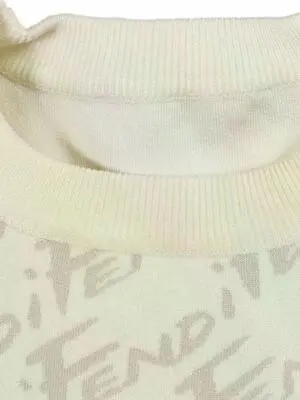 Fendi 2010s Reversible Logo-pattern T-shirt