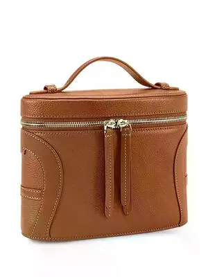 AIGNER Small Deborah Grained-leather Tote Bag