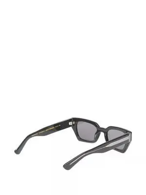 MESSYWEEKEND Luna Geometric-frame Sunglasses - Black