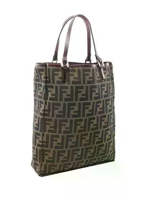 Fendi 2000-2010 Zucca Canvas Tote Bag