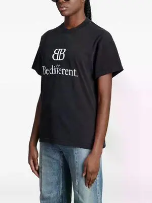 Balenciaga Logo-print Round-neck T-shirt