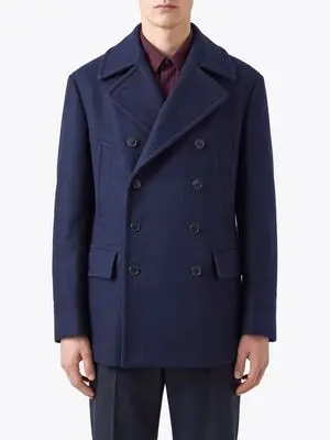 Dries Van Noten Coat Colour - Navy