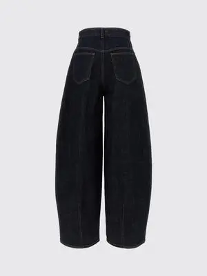 Jacquemus Le De-nîmes Ovalo High-waisted Baggy Fit Cotton Denim Jeans