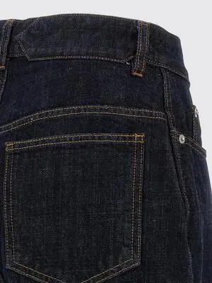 Jacquemus Le De-nîmes Ovalo High-waisted Baggy Fit Cotton Denim Jeans