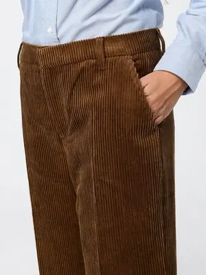 FRAME Swing Mid-rise Wide Leg Corduroy Pants