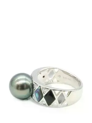 TASAKI 2010s Pearl Diamond Ring