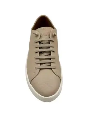 FABIANO RICCI Grained Leather Sneakers - Neutrals