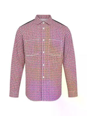 Junya Watanabe Check-print Panelled Shirt